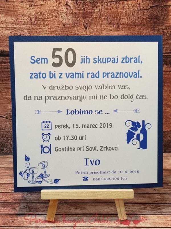 Vabila za Abrahama ABR 117 - Poročni bazar Inki