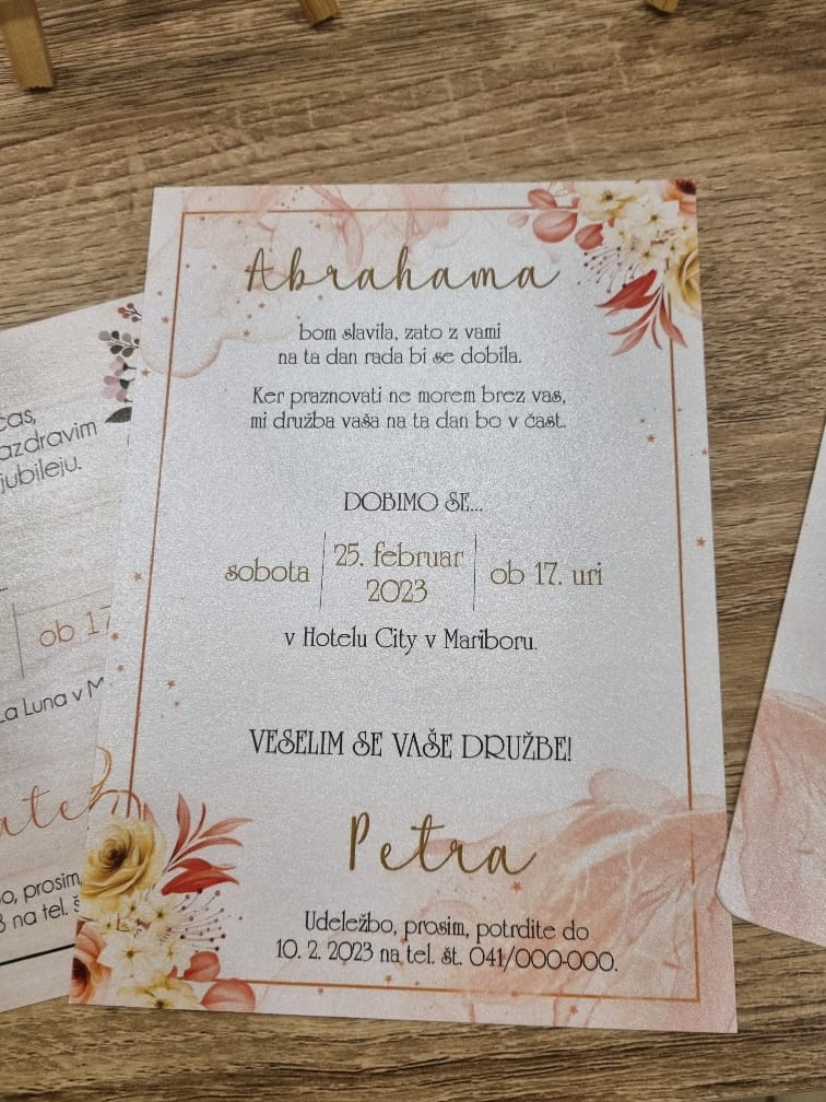 Vabila za Abrahama ABR 111-03 - Poročni bazar Inki