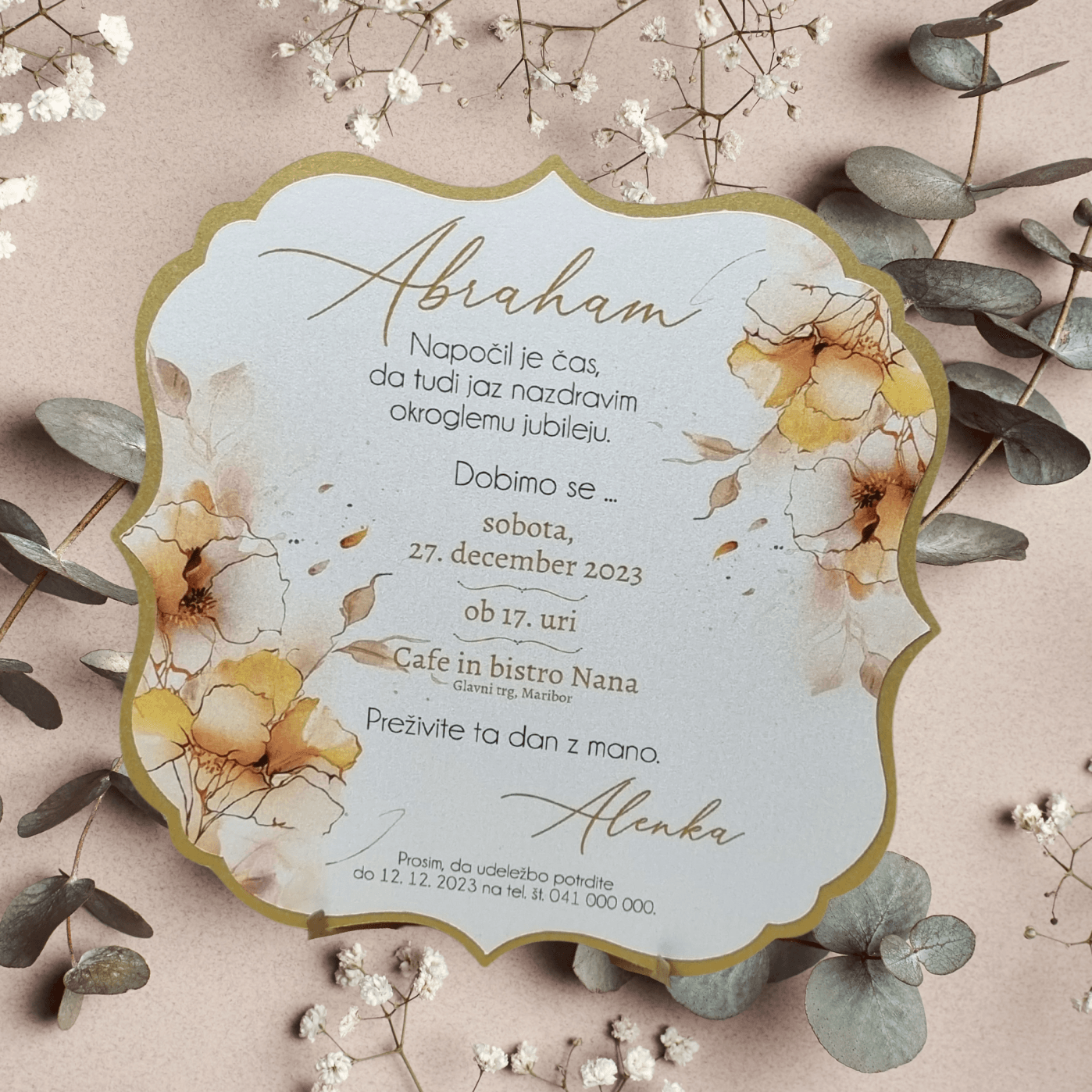 Vabila za Abrahama ABR 505 - Poročni bazar Inki